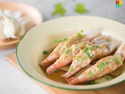 Steamed Prawns with Garlic Recipe