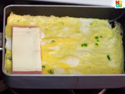 Ham and Cheese Egg Roll Recipe | Rolled Omelette | Tamagoyaki