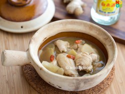 Sesame Wine Chicken Recipe | NoobCook.com