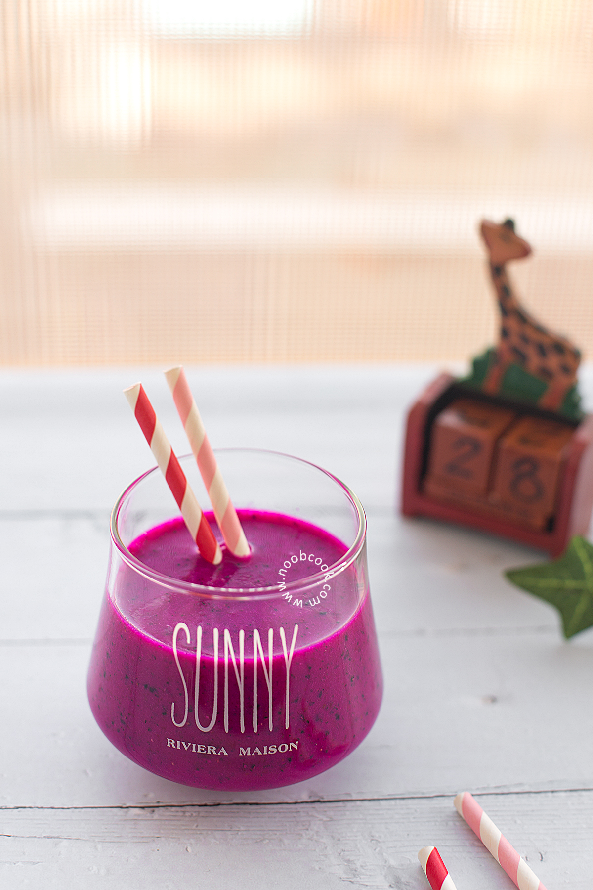 Red Dragonfruit Milk Recipe | NoobCook.com