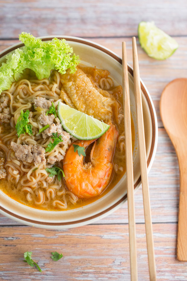 Mama Tom Yum Noodles Recipe NoobCook Mama Tom Yum Noodles Recipe NoobCook