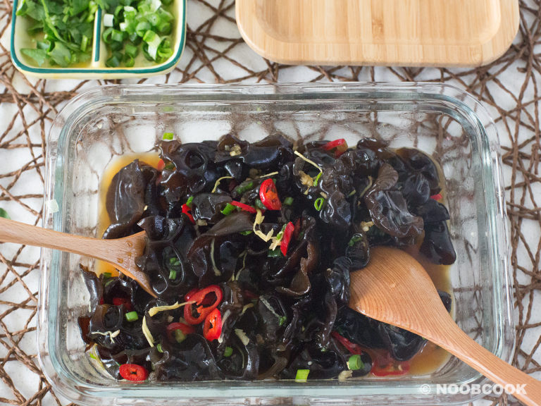 Black Woodear Fungus Salad Recipe | NoobCook.com